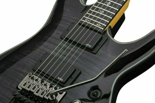 Schecter Damien Elite-6 FR Trans Black Burst - Muziker