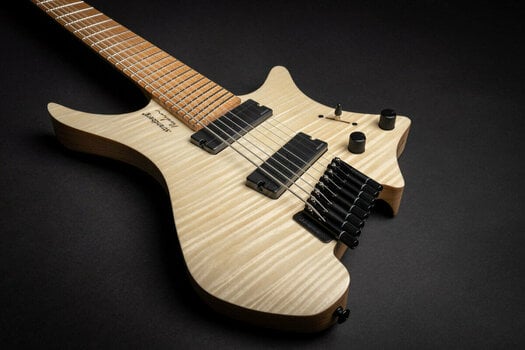 Strandberg Boden Original NX 8 Natural Quilt Headless guitar - Muziker