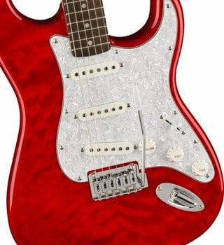 Fender Squier FSR Affinity Series Stratocaster QMT IL Crimson Red ...