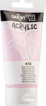 Darwi DFY Akrylová farba Quinacridone Pink 75 ml 1 ks - Muziker