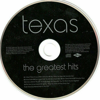 Texas - Greatest Hits - 16 Tracks (CD) - Muziker