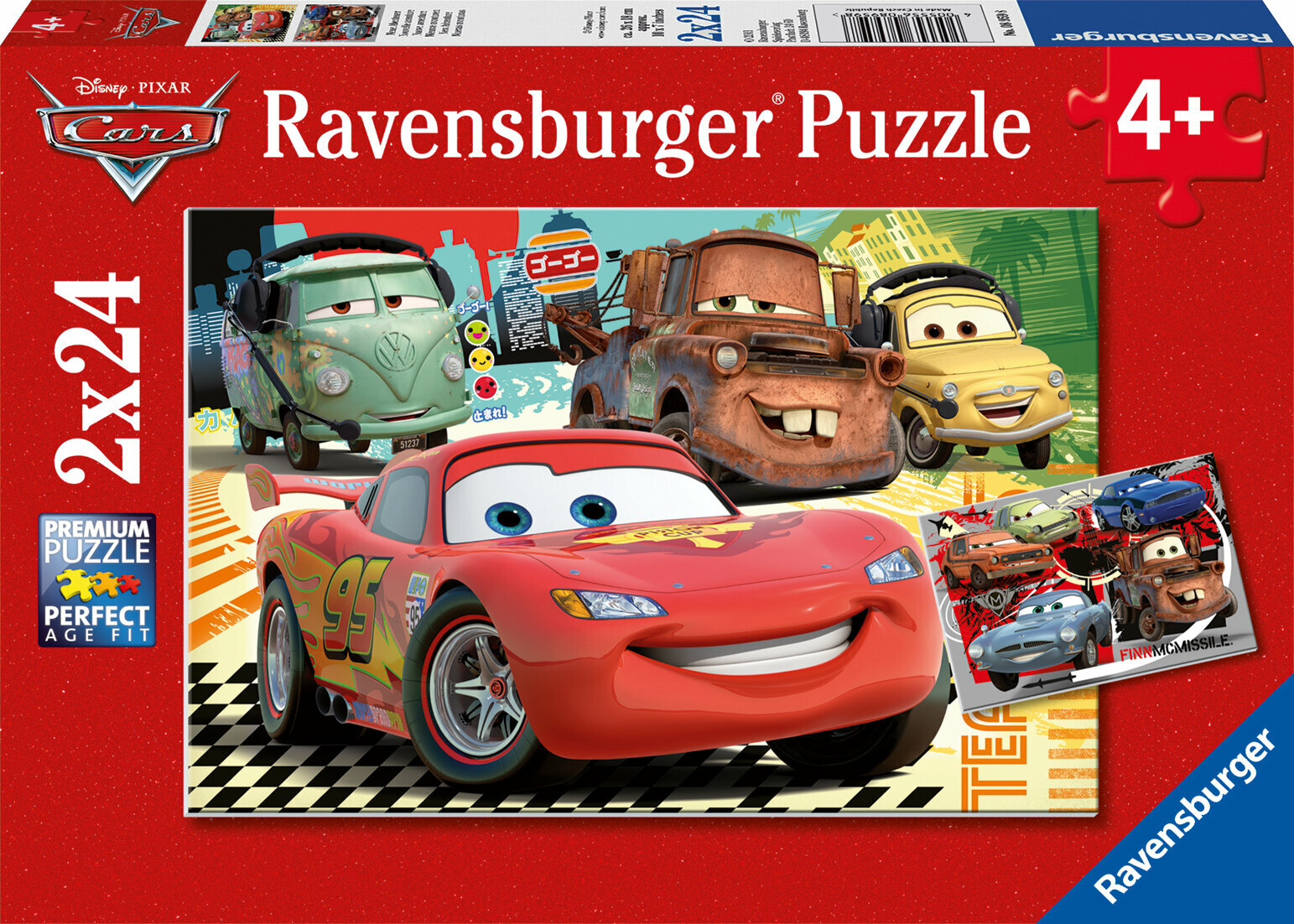 Ravensburger Disney Pixar Cars New Adventures 2x24 Pcs - Muziker