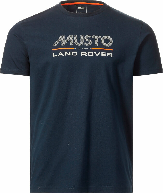 Musto Land Rover Logo SS Tričko Navy M - Muziker