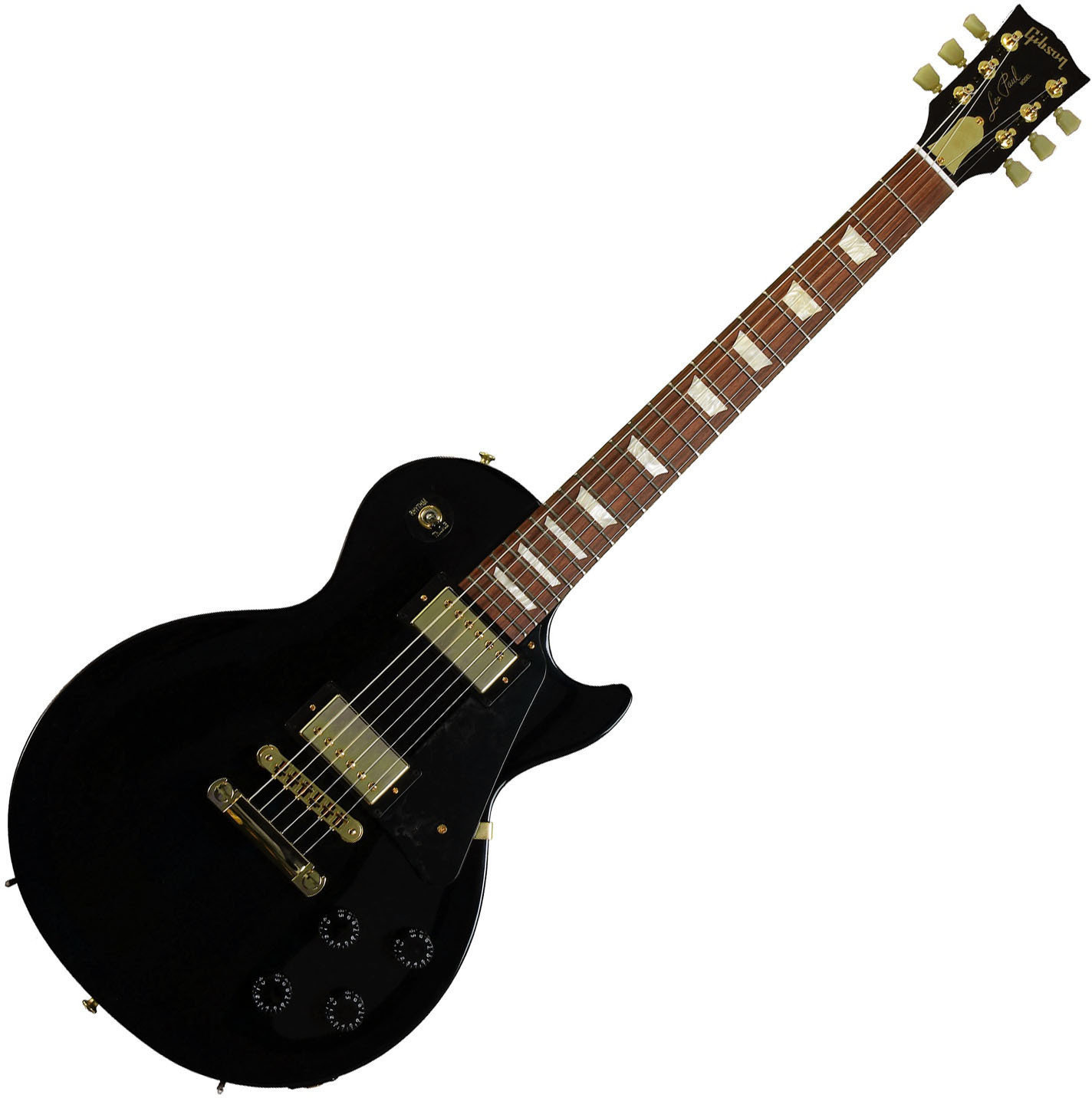Gibson Les Paul Studio Gold Series Ebony - Muziker Gibson Les Paul Studio Gold Series Ebony - Muziker