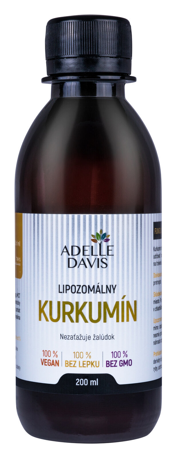 Adelle Davis Liposomal Kurkumin 200 ml Multivitamin - Muziker