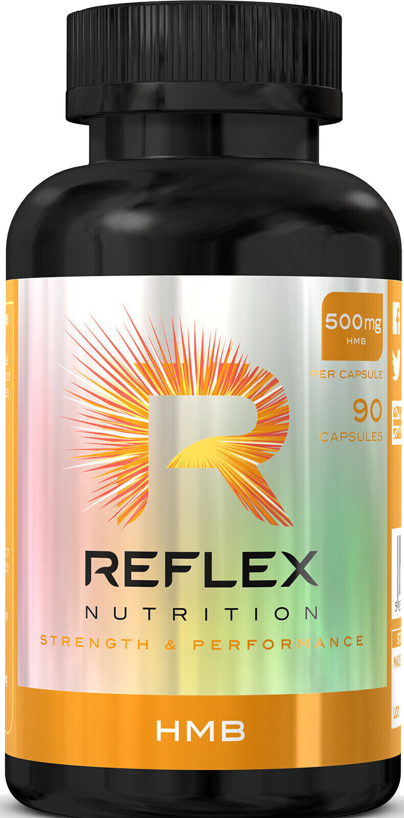 Reflex Nutrition HMB Capsules Anabolizers and Pre-workout Stimulant ...