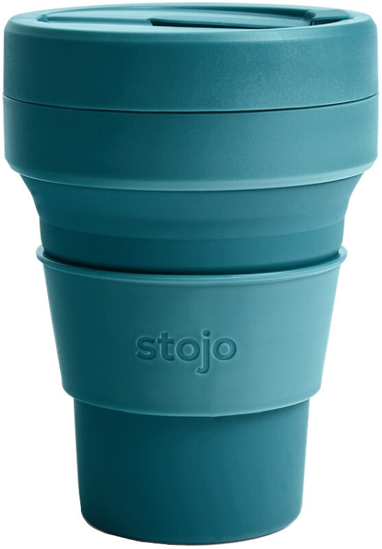 Stojo Pocket Lagoon 355 ml Mug - Muziker