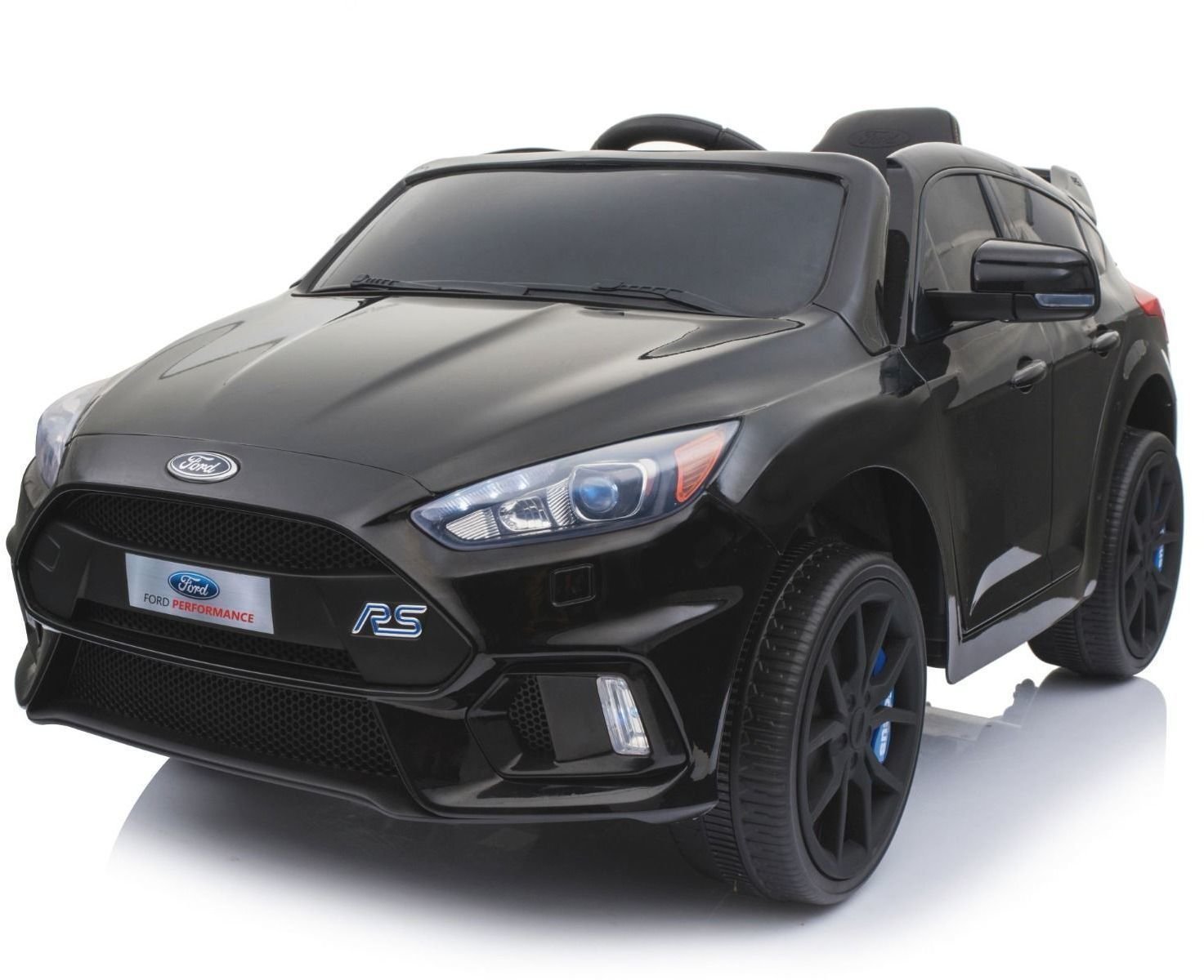 Beneo Electric Ride-On Car Ford Focus RS Black Paint - Muziker