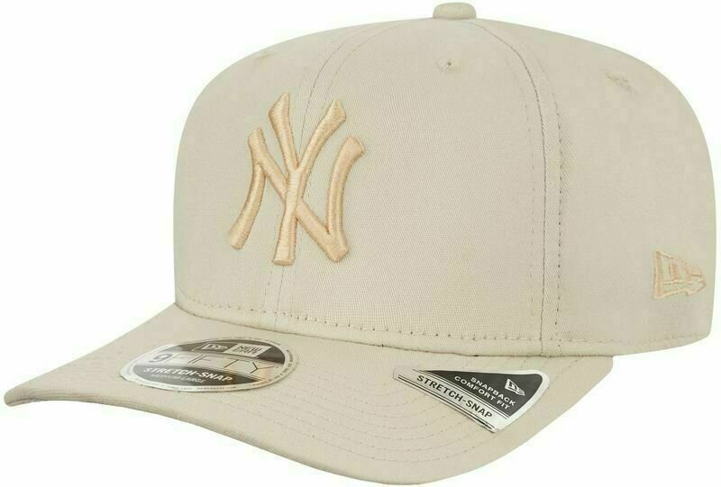 New York Yankees Cap 9Fifty MLB League Essential Stretch Snap Beige ...