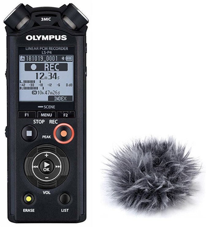 Olympus LS-P4 Linear PCM Recorder SET Black - Muziker