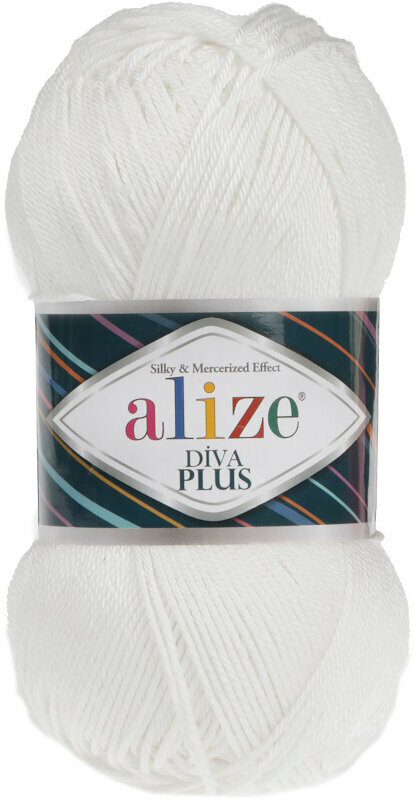 Alize Diva Plus 1055 White - Muziker