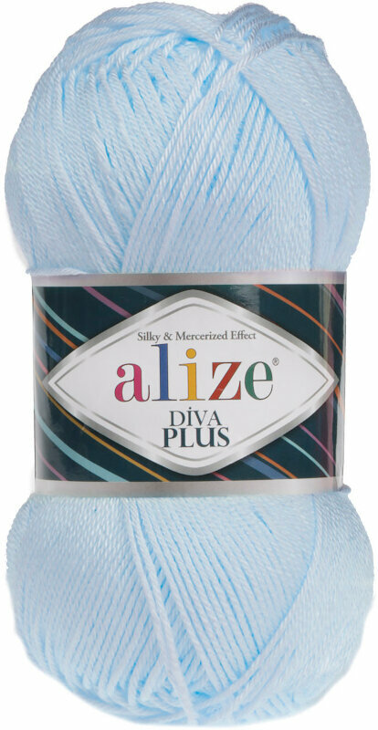 Alize Diva Plus 480 Light Blue - Muziker